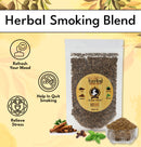 Premium Herbal Ayurvedic Smoking Mixture Blend + Captain Smoking Woode