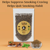 Premium Herbal Ayurvedic Smoking Mixture Blend + Captain Smoking Woode